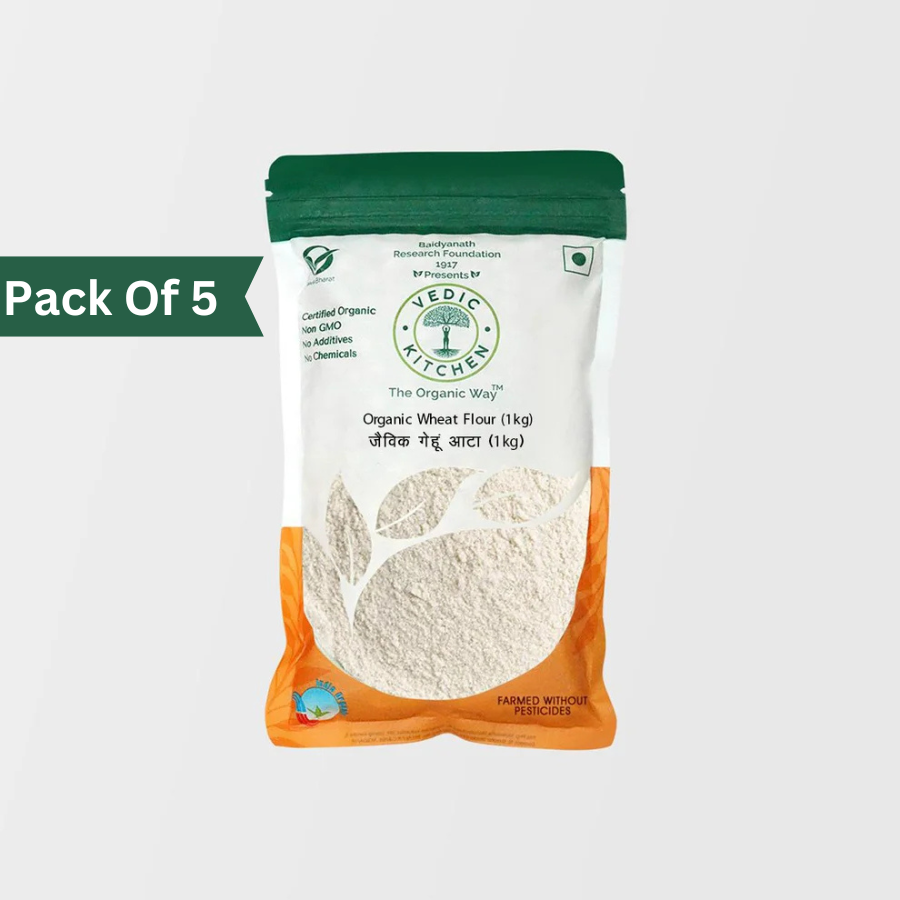 Organic Wheat Flour (Pack of 5)